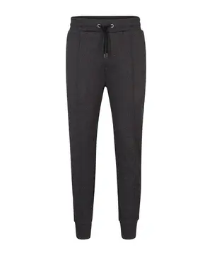 Hugo Boss Marled Tapered Joggers - Black