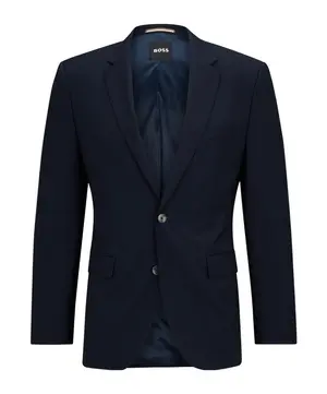 Hugo Boss Single-breasted Blazer - Black