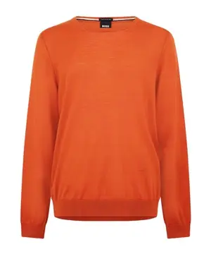 Hugo Boss Leno Knit Jumper - Red