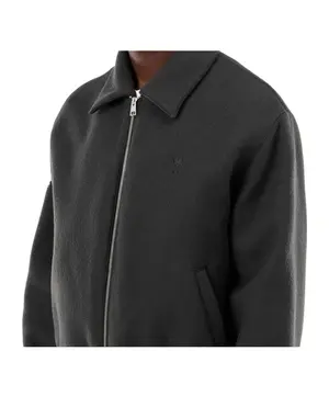 AMI Paris Solid Color Casual Jacket