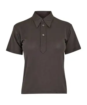 MAISON MARGIELA Short Sleeve Polo Top