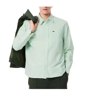Lacoste Regular-fit Striped Oxford Shirt