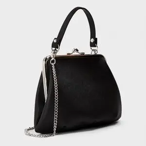 VIVIENNE WESTWOOD Orb Logo Clasp Top Handle Bag