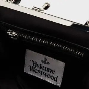 VIVIENNE WESTWOOD Orb Logo Clasp Top Handle Bag