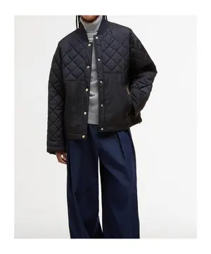 Barbour Quilted Bomber Jacket - Black