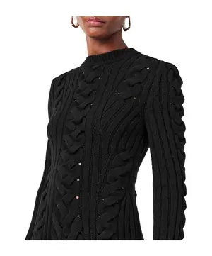 Alexander McQueen Cable Knit Jumper Dress