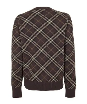 Burberry Argyle Knit Jumper