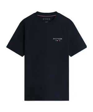 Tommy Hilfiger Logo Short Sleeve T-shirt - Black