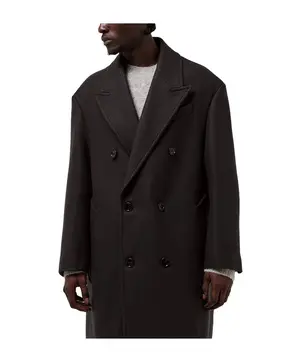 AMI Paris Solid Color Overcoat