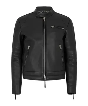 TOM FORD Slim-fit Leather Jacket With Signature Hardware