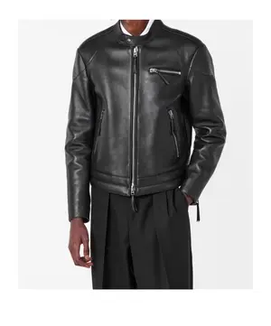 TOM FORD Slim-fit Leather Jacket With Signature Hardware