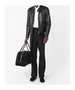 TOM FORD Slim-fit Leather Jacket With Signature Hardware