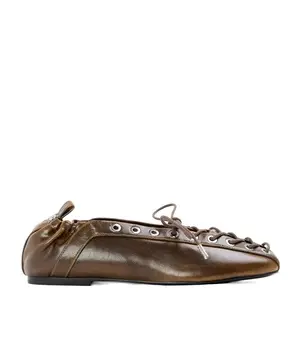 GANNI Ballet Pumps - Brown