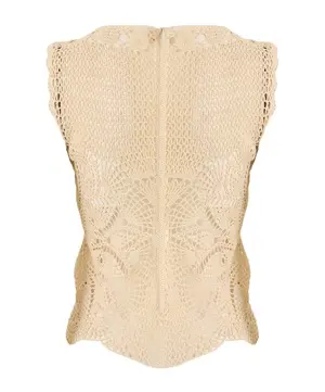 Magda Butrym Crocheted Sleeveless Top