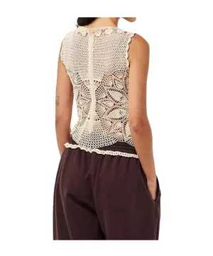 Magda Butrym Crocheted Sleeveless Top