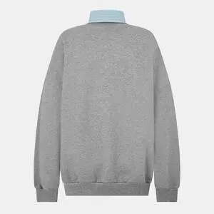 Balenciaga Long Sleeve Sweatshirt With Faux Shirt Collar