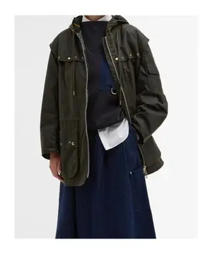 Barbour Long-sleeved Zip-up Jacket With Patch Pockets