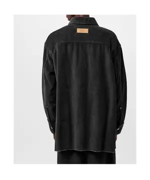 AMI Paris Loose Overshirt In Thick Corduroy
