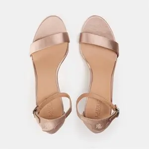 Ralph Lauren Real Leather Allie Heeled Sandals