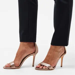 Ralph Lauren Real Leather Allie Heeled Sandals