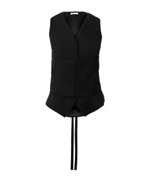Alexander McQueen Sleeveless Vest - Black