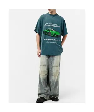 Balenciaga Loose T-shirt - Blue