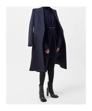 Balenciaga Bal Godet Overcoat