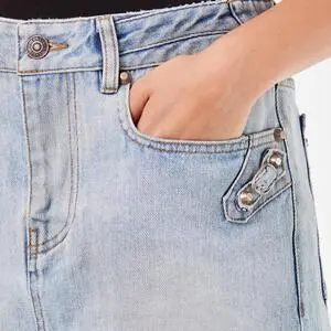 Balenciaga Denim Mini Skirt