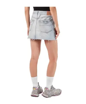 Balenciaga Denim Mini Skirt