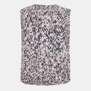 GANNI Sleeveless Knit Vest With Star Detail