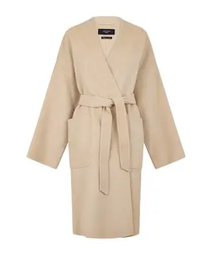 Max Mara Weekend Max Mara Belted Coat Nude