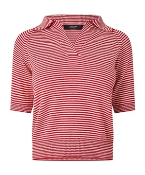 Max Mara Horizontal Striped Knit Top