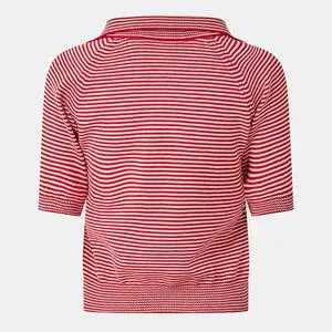 Max Mara Horizontal Striped Knit Top