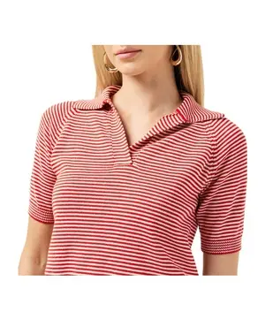 Max Mara Horizontal Striped Knit Top