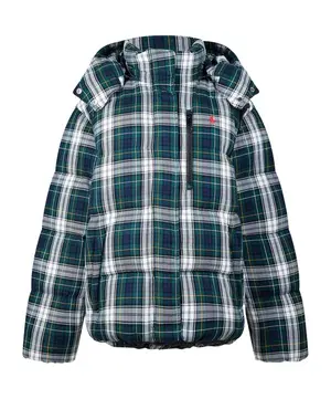 Ralph Lauren Plaid Insulated Puffer Jacket - No