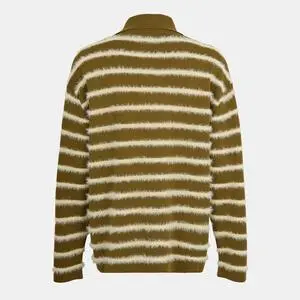 AMI Paris Striped Polo Shirt
