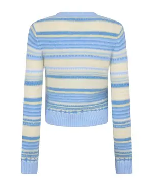 GANNI V-neck Knit Cardigan