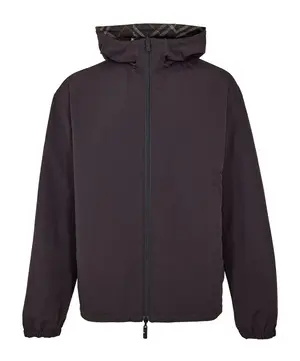 Burberry Checkered Hooded Jacket