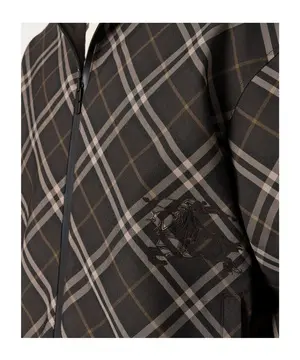 Burberry Checkered Hooded Jacket
