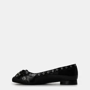 GANNI Bow Detail Ballet Flats