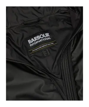 Barbour International Long Sleeve Hooded Jacket With Drawstring Waist