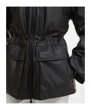 Barbour International Long Sleeve Hooded Jacket With Drawstring Waist