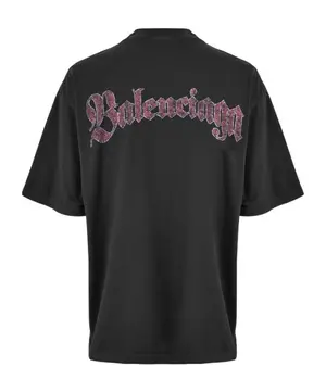 Balenciaga Logo Crew Neck T-shirt