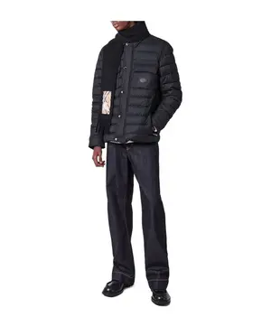 Burberry Quilted Shirt-style Down Jacket