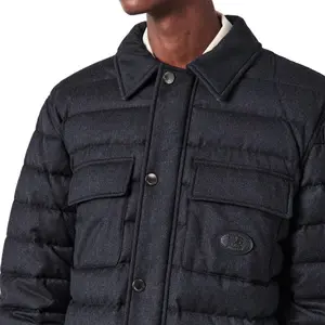 Burberry Quilted Shirt-style Down Jacket
