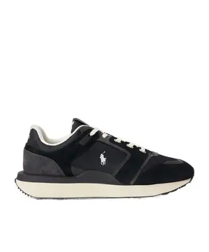 Polo Ralph Lauren And Grey Casual Shoes - Black