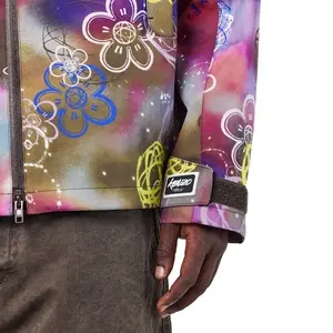 Kenzo Colorful Graffiti-print Hooded Shell Jacket - Multicolor