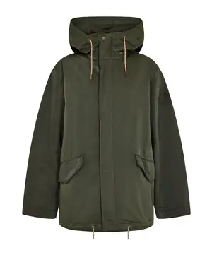 Burberry Hooded Parka - Green