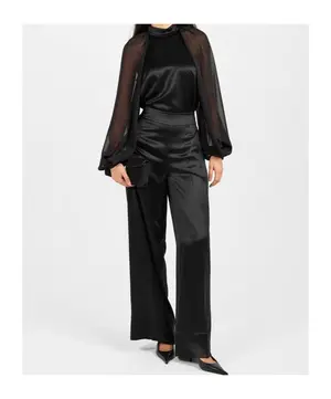 JOSEPH Elastic Waist Trousers - Black
