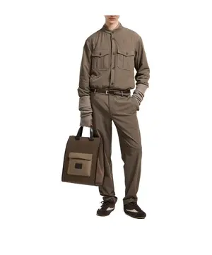 Emporio Armani Stand-collar Padded Overshirt